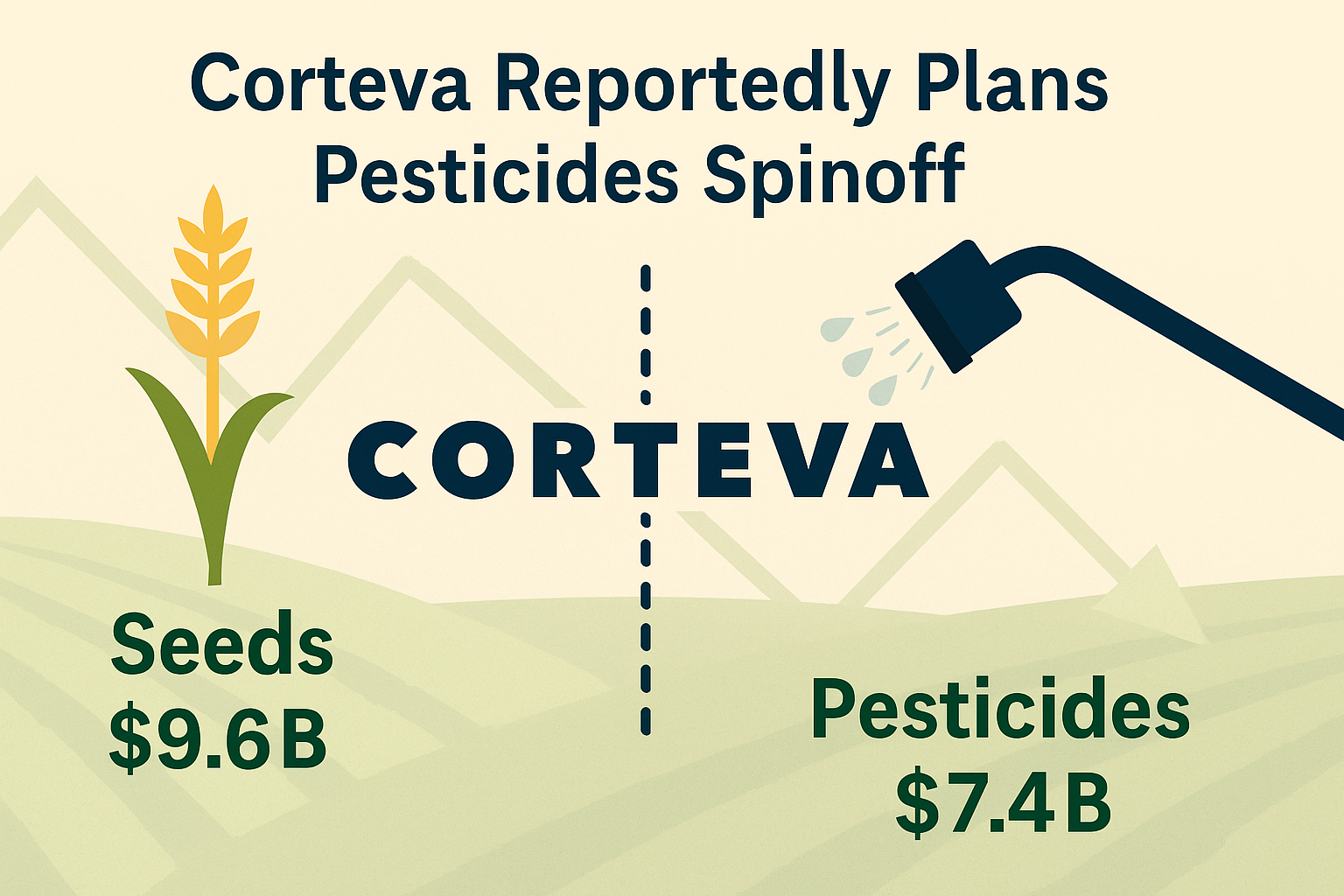 Corteva Reportedly Plans Pesticides Spinoff, Shares Fall 5% - Stock ...